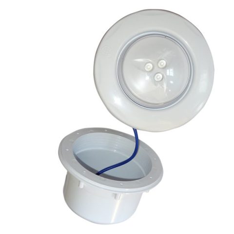 POOL LIGHT BODY (HOUSING) WITH GLAND NUT AND SEAL 170mm - POOL MECCA