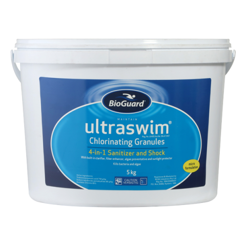 POOL CHLORINE BIOGUARD ULTRASWIM 5Kg TRI-CHLOR - POOL MECCA