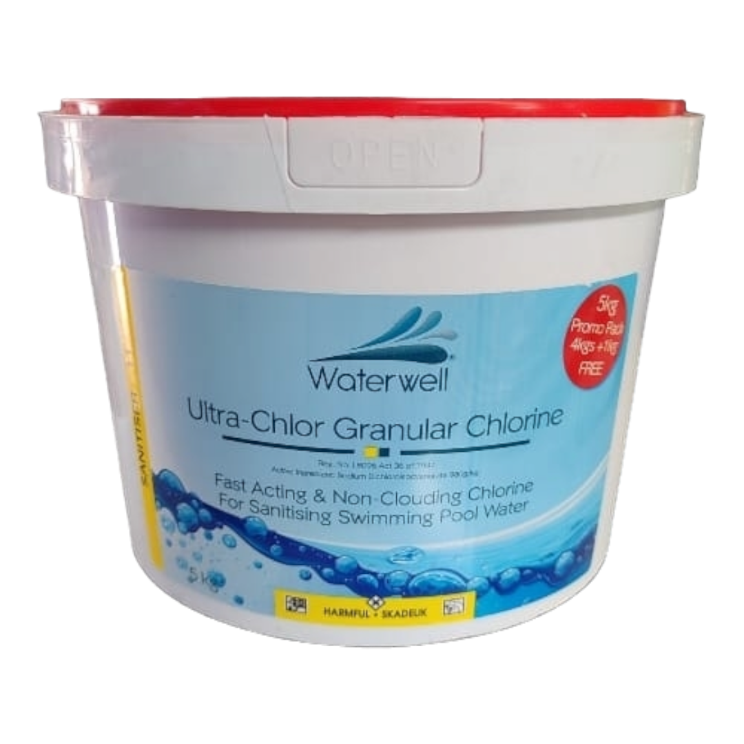 POOL CHLORINE WATERWELL ULTRA-CHLOR 5KG - POOL MECCA