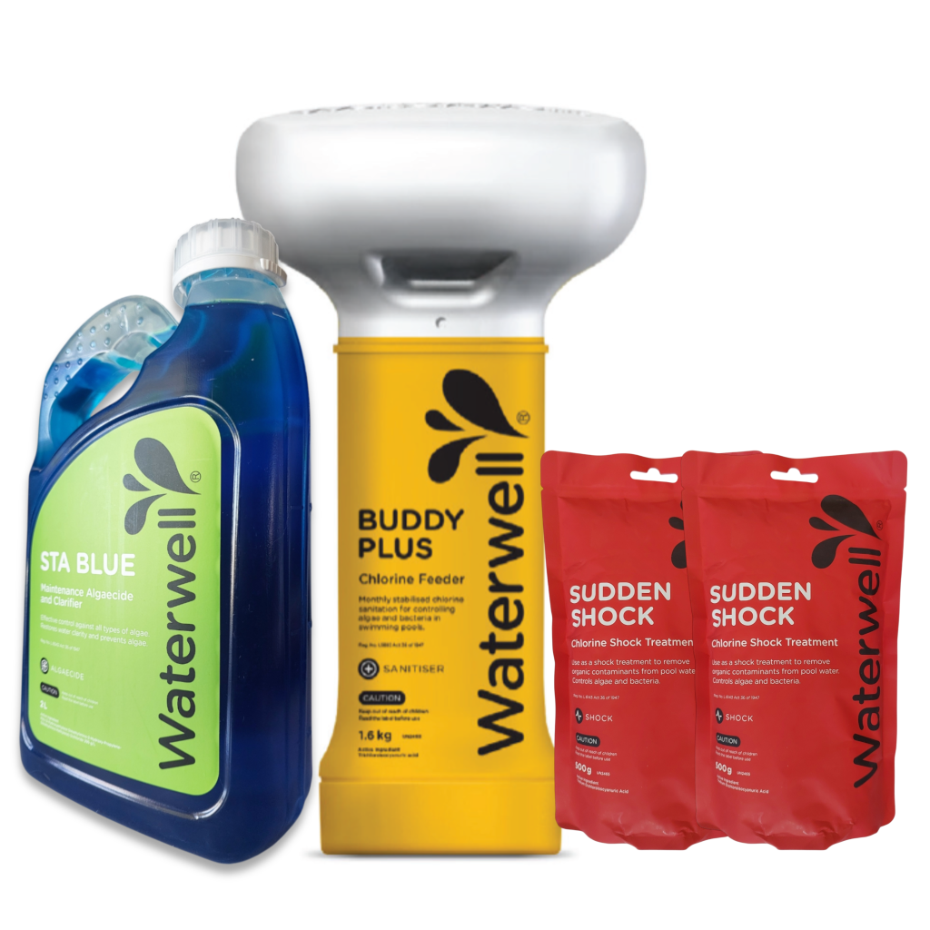 POOL CARE WATERWELL MONTHLY BUDDY PLUS MAINTENANCE PACK - POOL MECCA