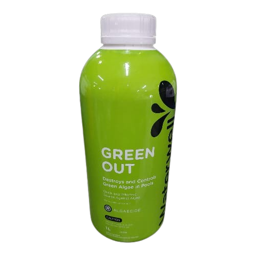 POOL ALGAECIDE WATERWELL GREEN OUT 1lt - POOL MECCA